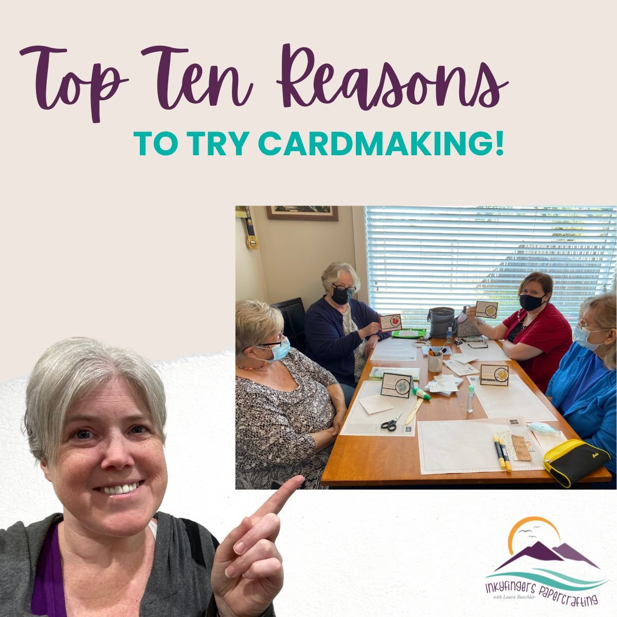 Ten Reasons to Try Cardmaking Inkyfingers Papercrafting