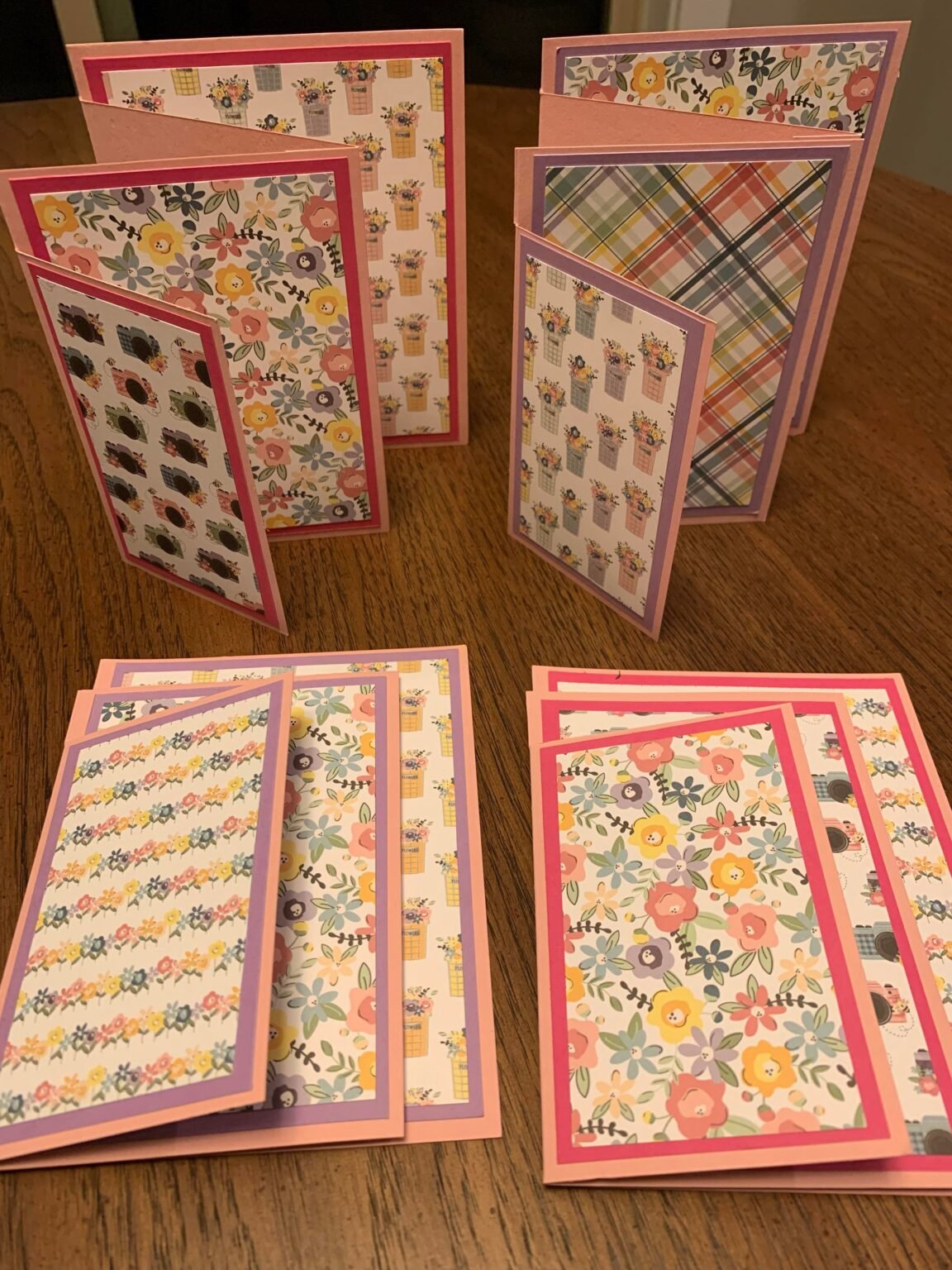 Tutorial: Four-Panel Fun Fold Card Inkyfingers Papercrafting