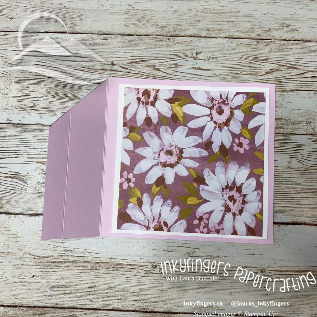 Tutorial: Floating Tiered Side Card Inkyfingers Papercrafting