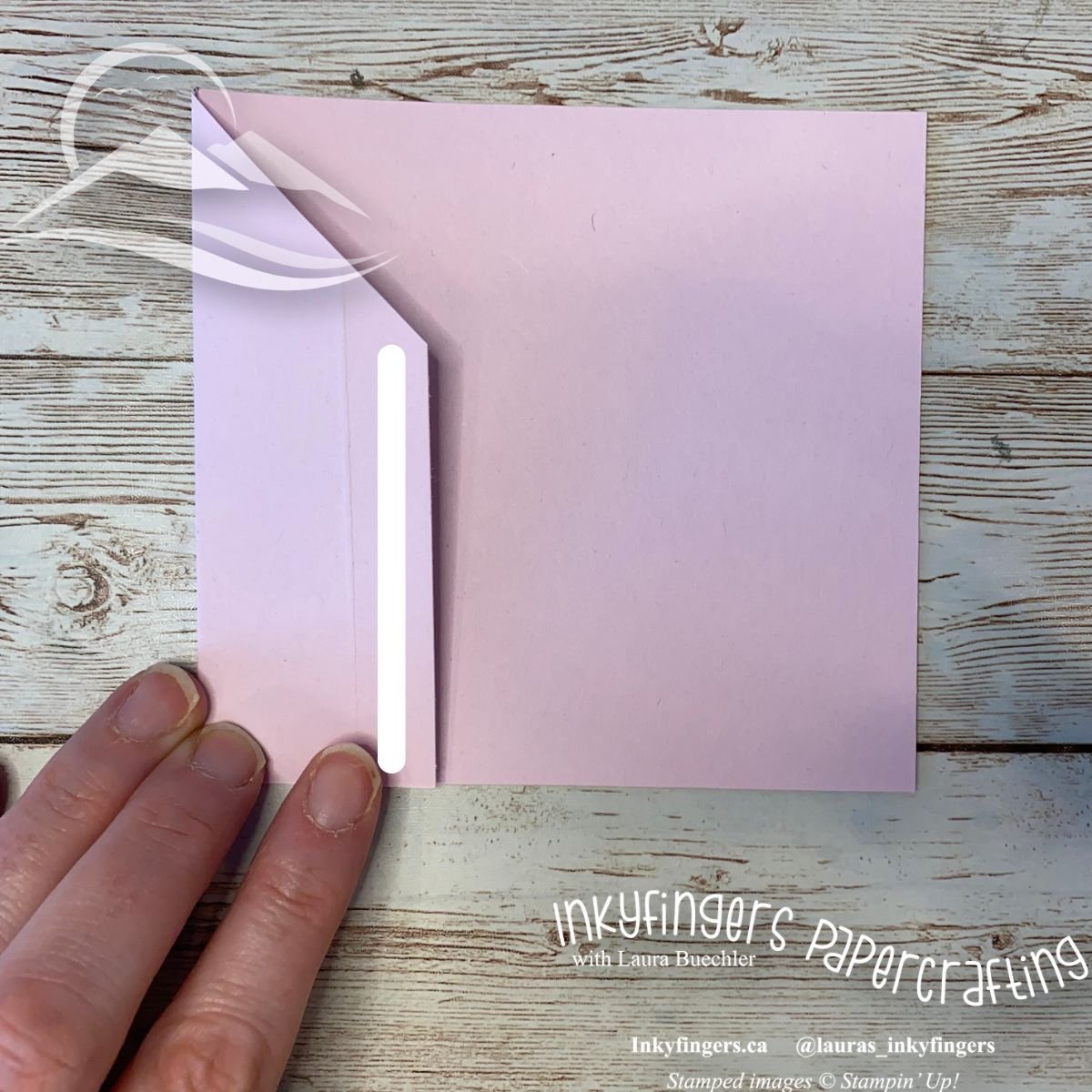 Tutorial: Floating Tiered Side Card Inkyfingers Papercrafting